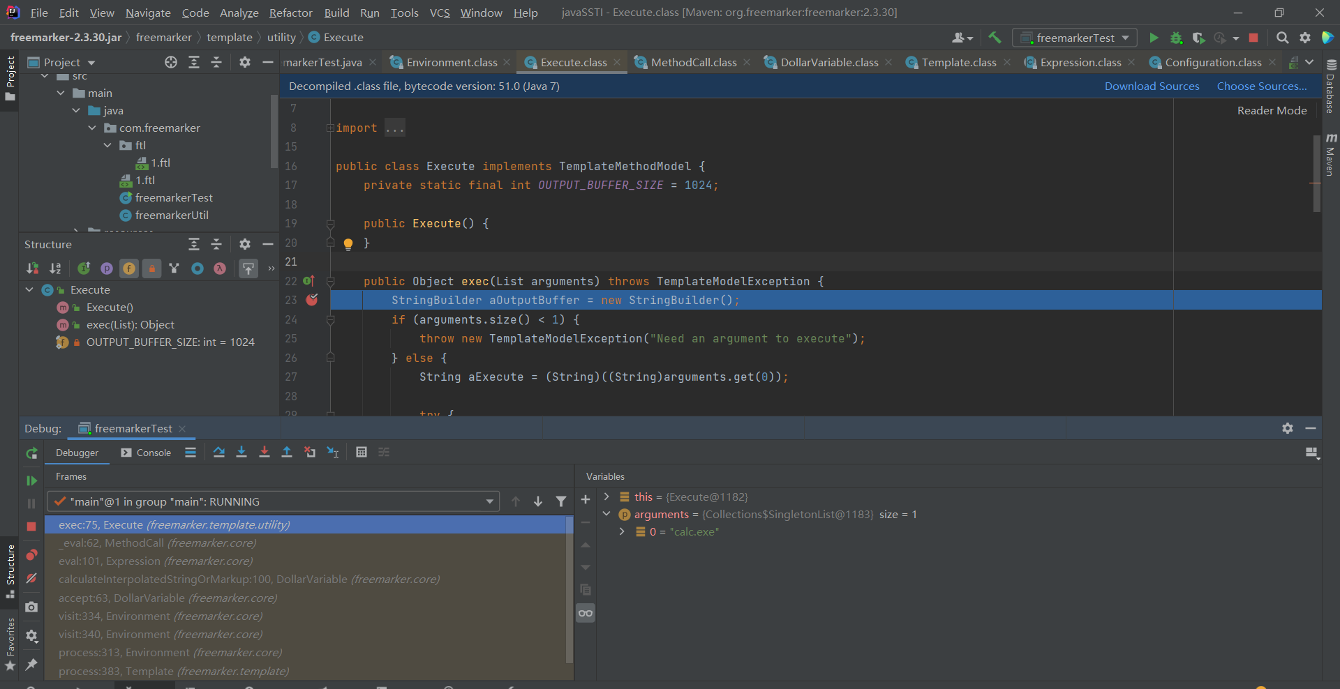Java模板注入总结 | huahua's Blog