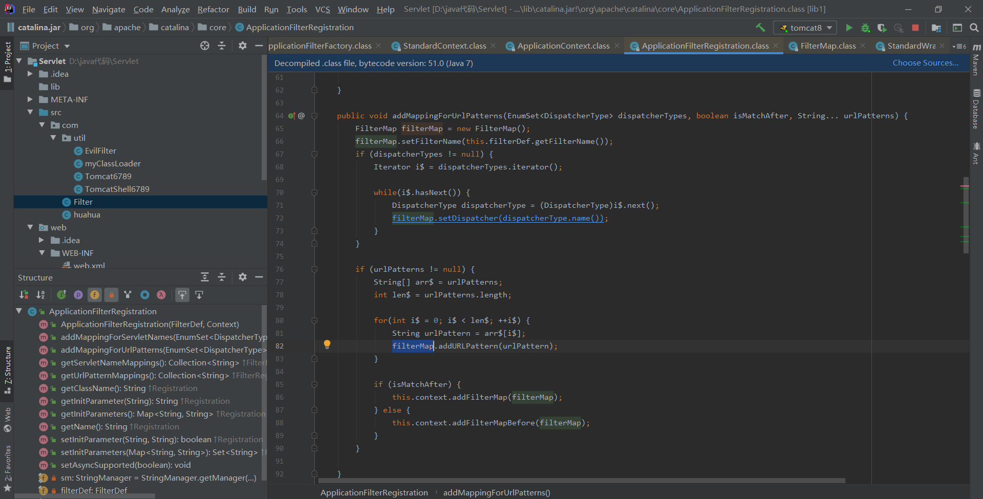 tomcat6、7、8、9内存马 | huahua's Blog